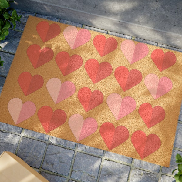 Heart Doormat - Etsy