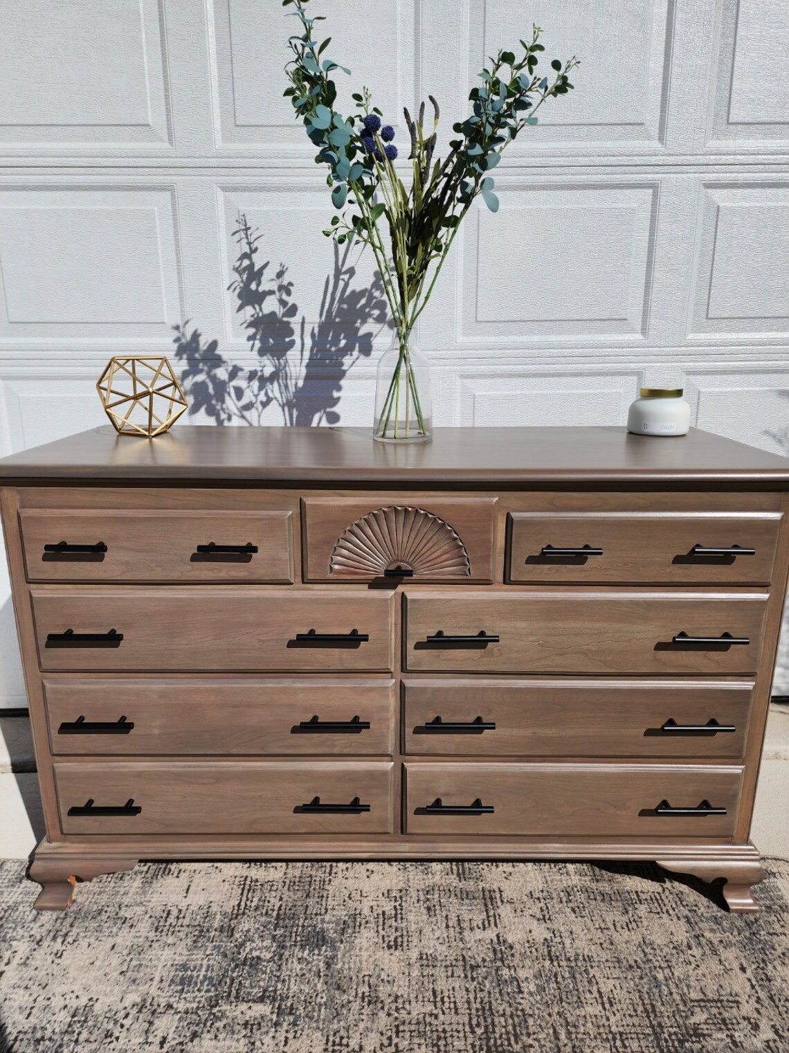 Refinished Kling 9 Drawer Dresser - Etsy