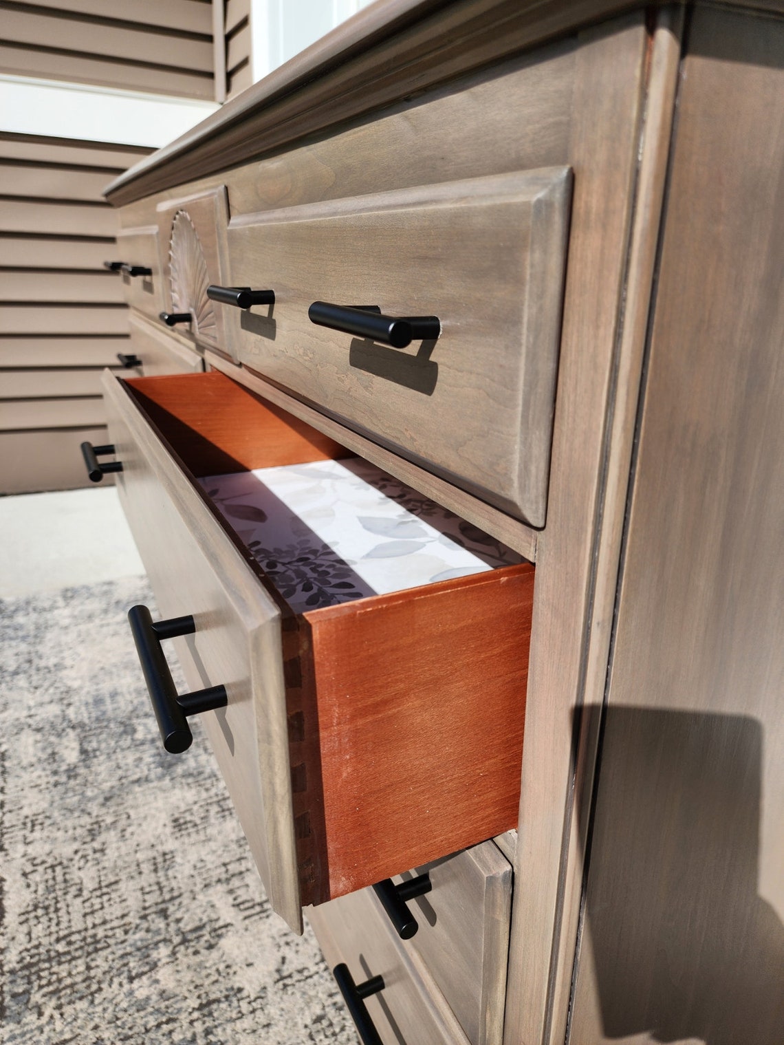 Refinished Kling 9 Drawer Dresser - Etsy