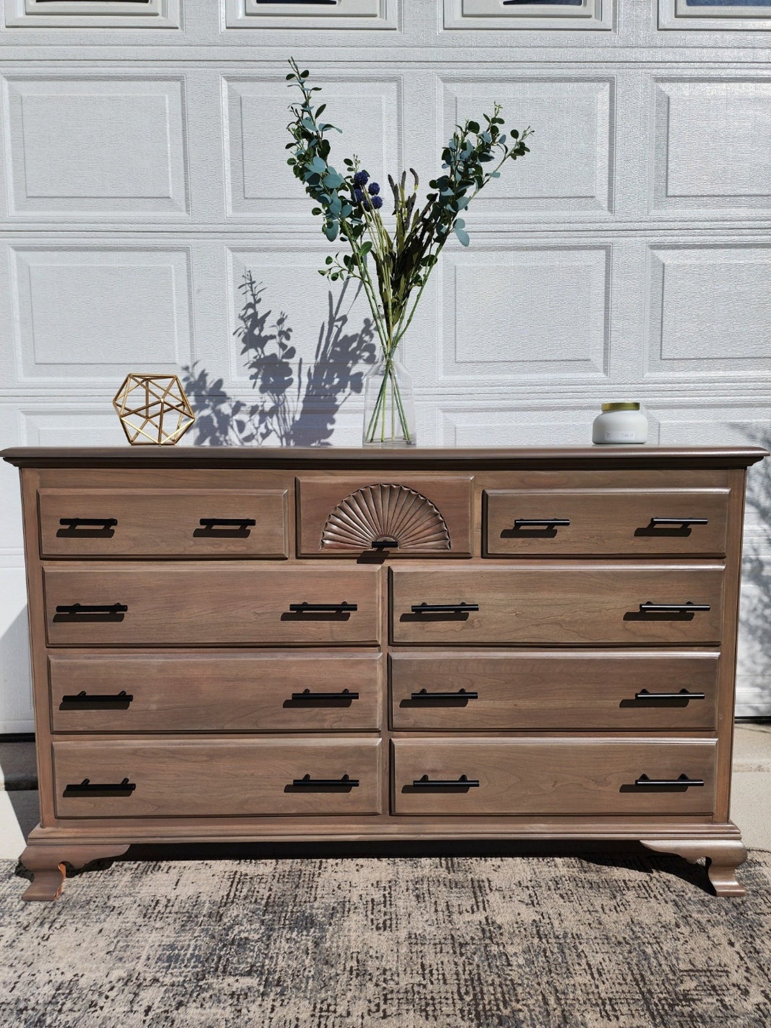 Refinished Kling 9 Drawer Dresser - Etsy