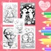 Axolotl Valentine's Day Coloring Pages for Kids and Teens : Cute ...