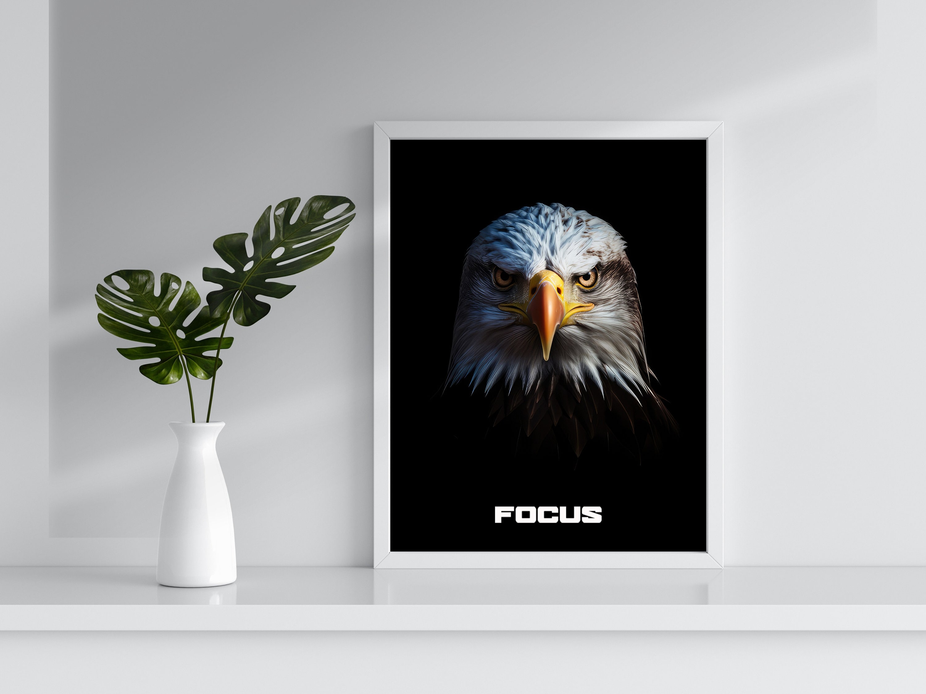 Set of 3 Inspirational Wall Art - Lion, Wolf, Eagle - Instant Digital ...