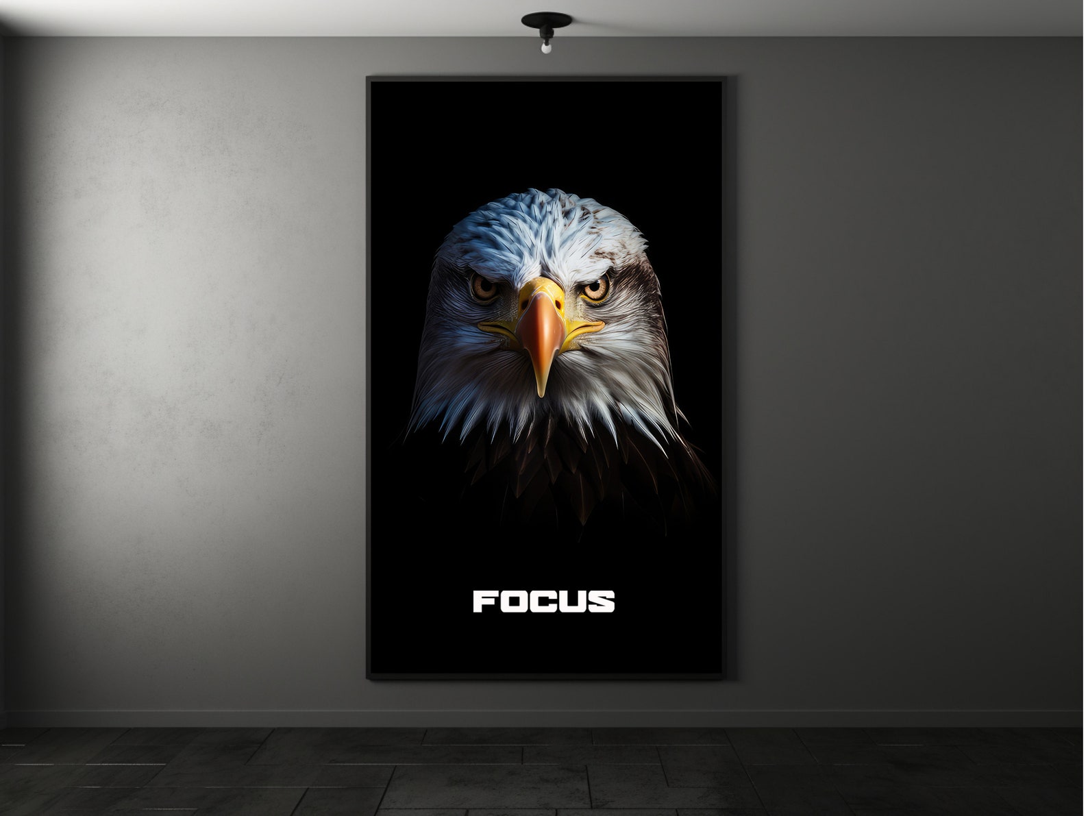 Set of 3 Inspirational Wall Art - Lion, Wolf, Eagle - Instant Digital ...