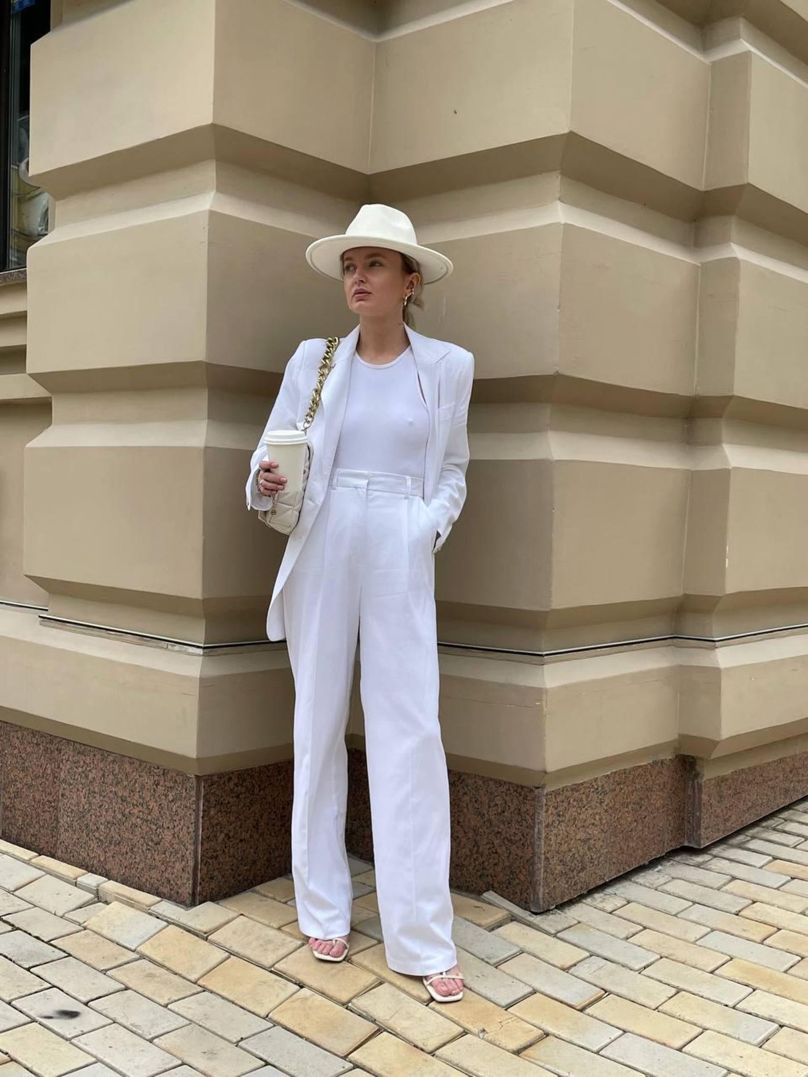 Milky White Linen Palazzo Pants: Wide Leg Summer Trousers - Etsy
