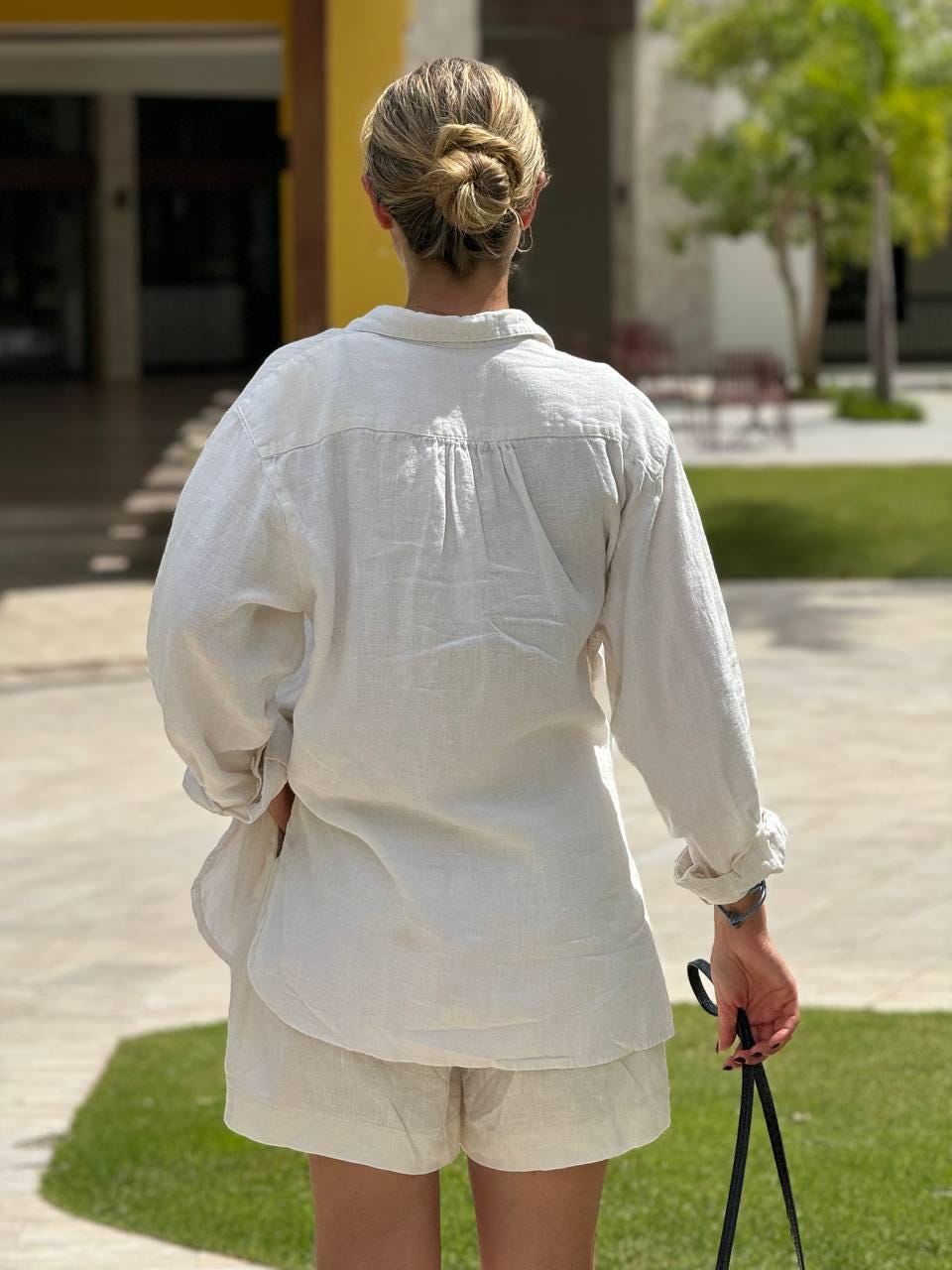 Off White Linen Shirt: Long Sleeve Washed Summer Top - Etsy