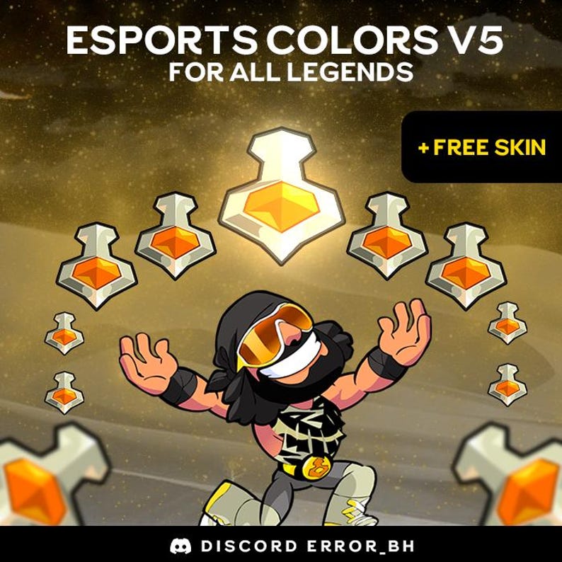 Brawlhalla - Esports V5 (for All Legends) + Free Skin. - Etsy Ireland