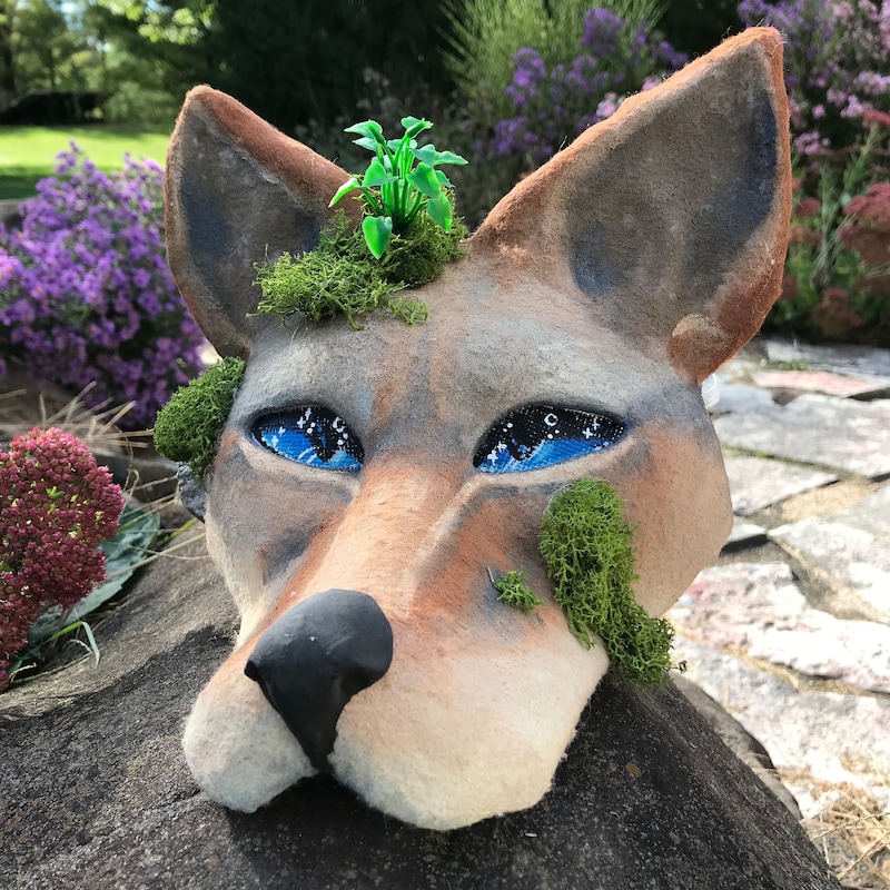 Coyote Mask - Etsy