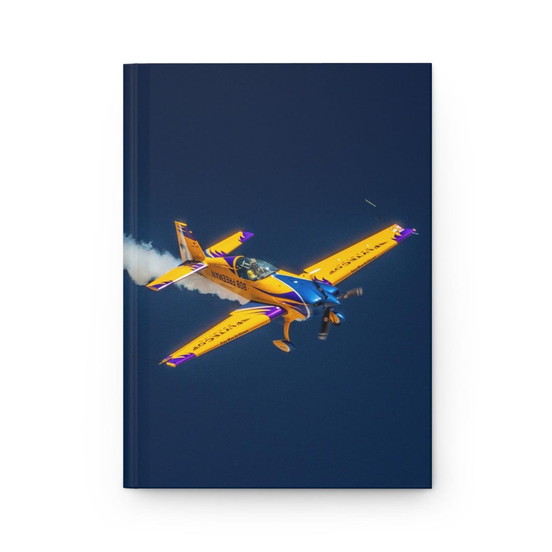 Aviator Hardcover Journal: Airplane Design, Aviation Enthusiast Diary ...