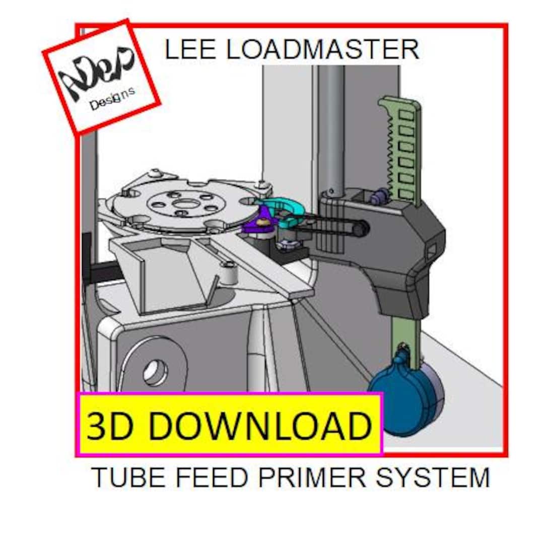 Lee Loadmaster Tube Feed Primer Upgrade 3d Download - Etsy