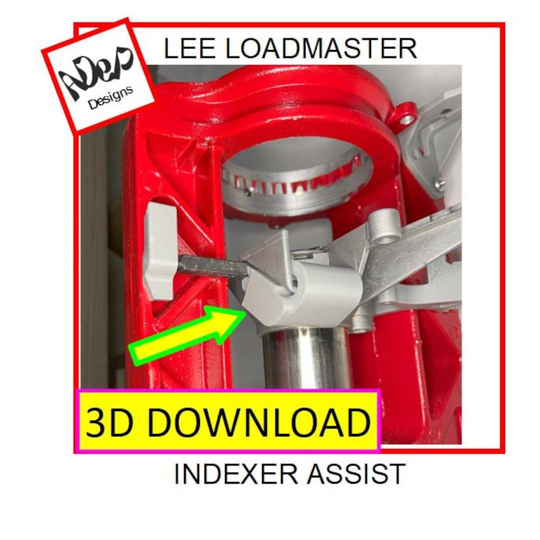 Lee Loadmaster Spring Loaded Indexer Assist 3d Download - Etsy