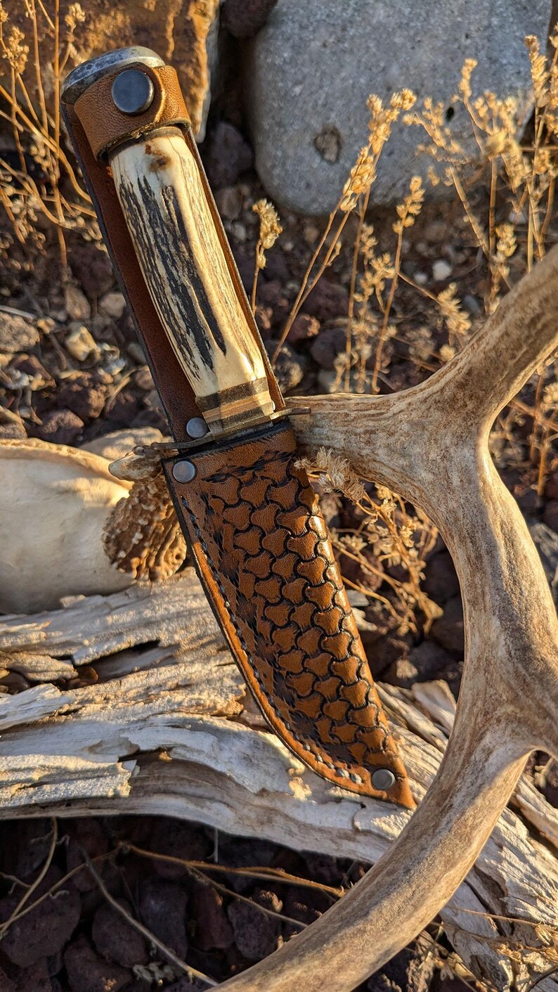 Hand Tooled Custom Knife Sheath - Etsy