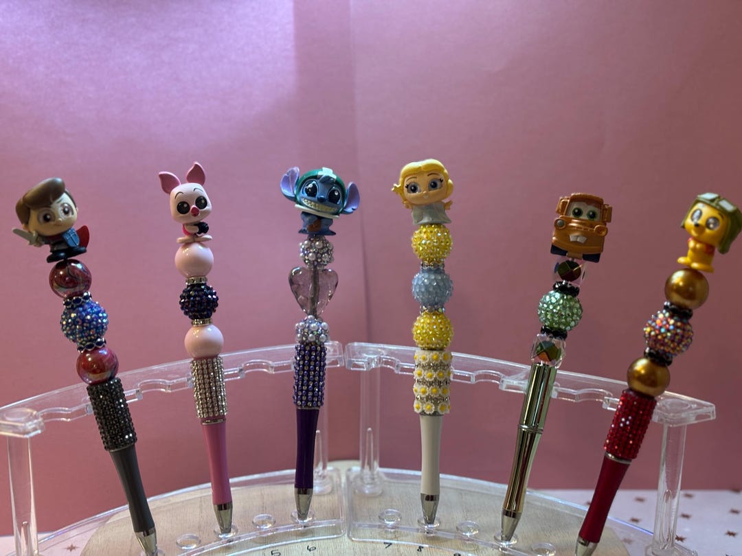Fancy Beadable Pens-doorables-princesses and More - Etsy