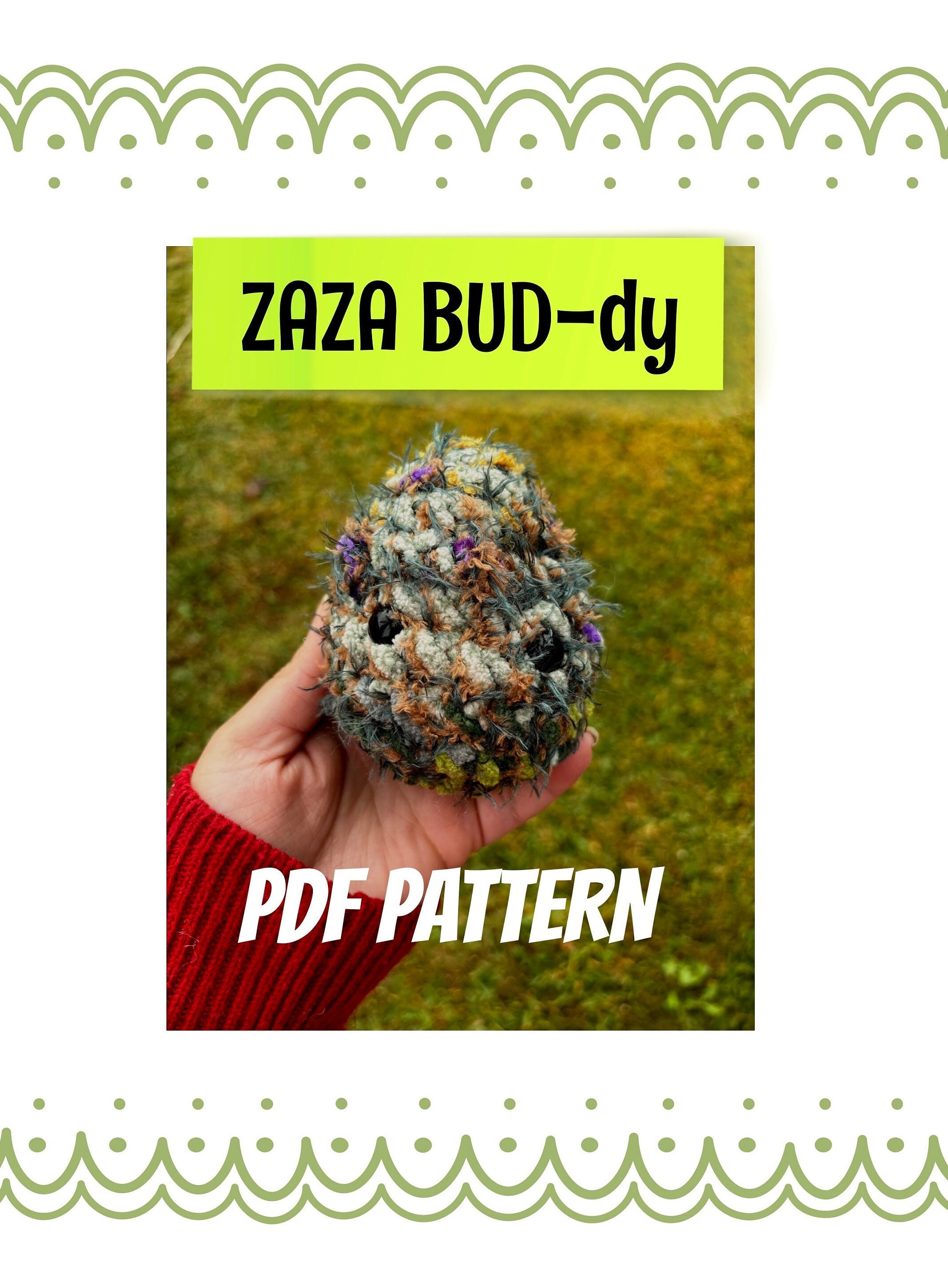 Zaza Bud-dy Crochet Pattern - Etsy