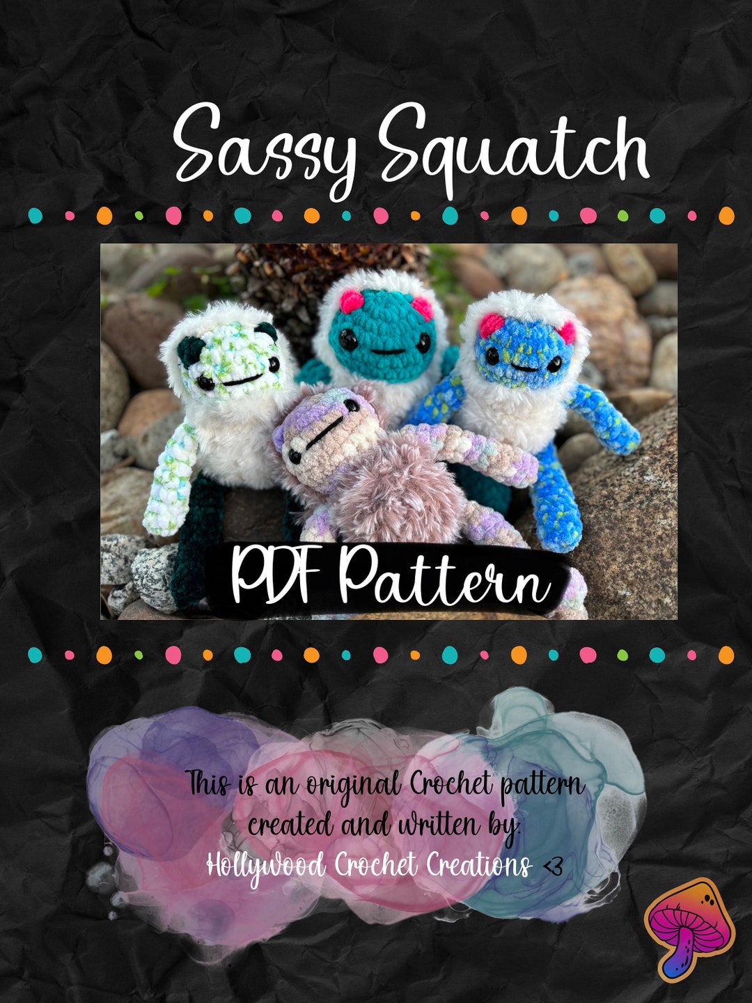 Sassy Squatch Crochet Pattern (PDF) - Etsy
