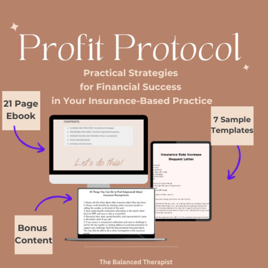 Therapist Insurance Billing Guide | Profit Protocol| Private Practice ...