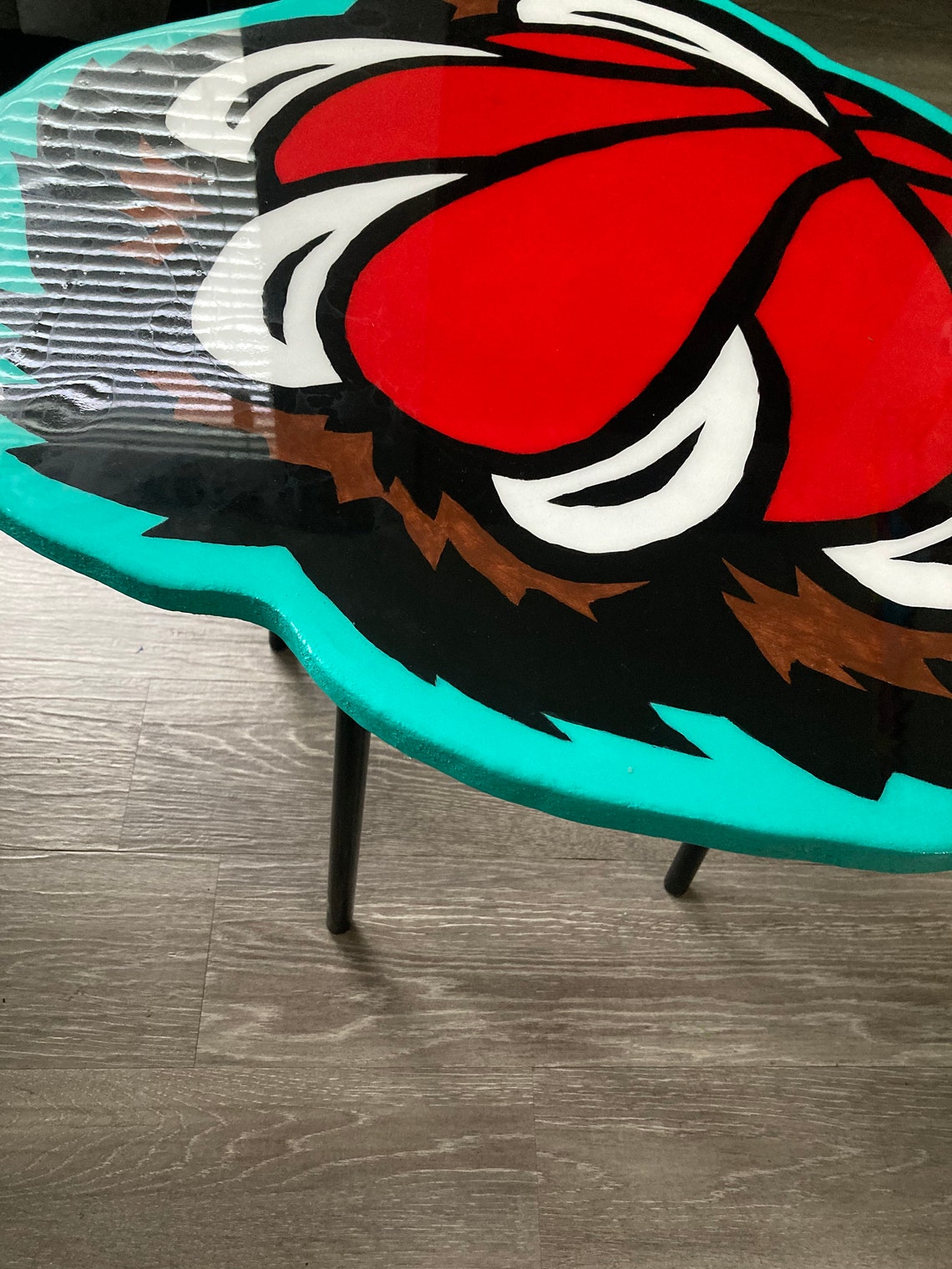 Vancouver Grizzlies Mini Hoop Goal: NBA Room Decor, Wood Resin Wall Art ...