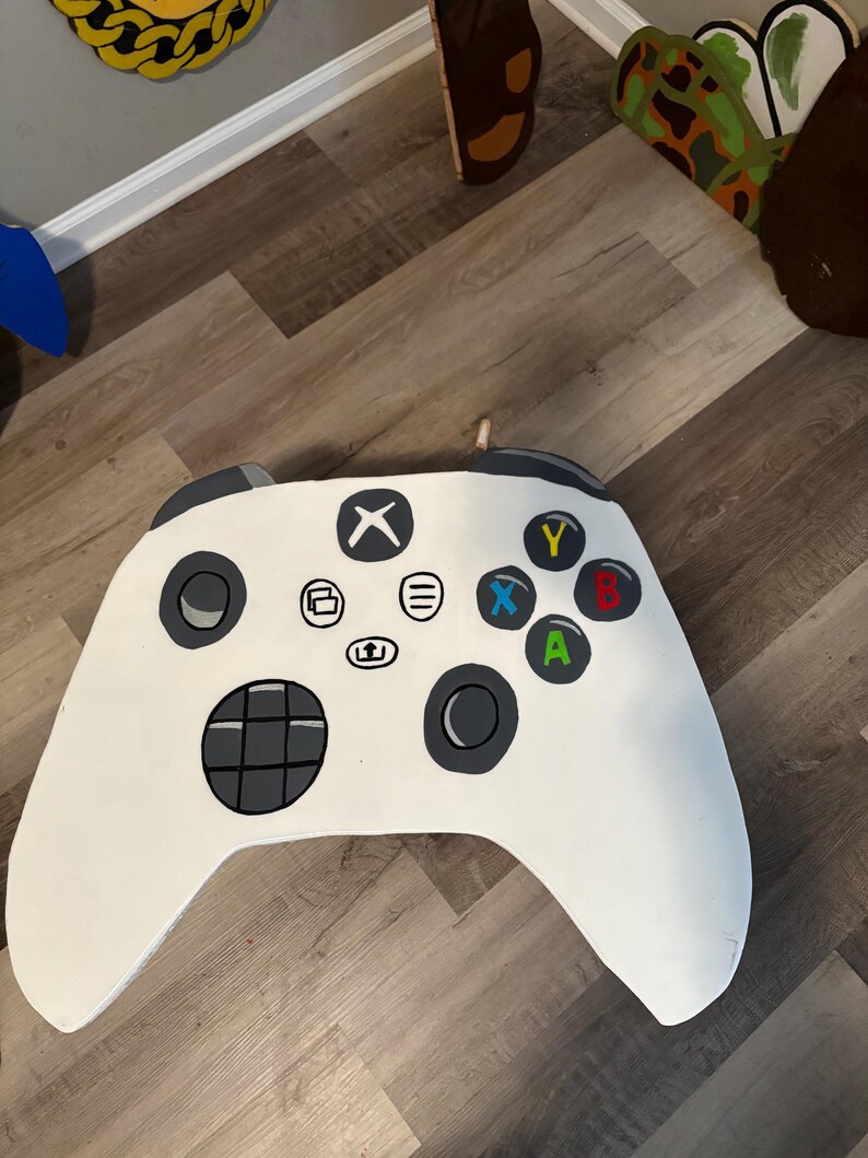 Gaming Controller Inspired Epoxy Table | Gaming Decor | Hypebeast Room ...