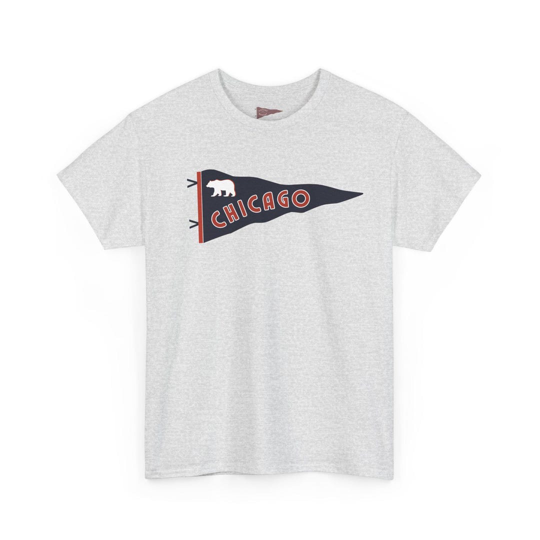 CHICAGO FOOTBALL PENNANT Victory Monday T-shirt, Bears, Illinois, Windy ...