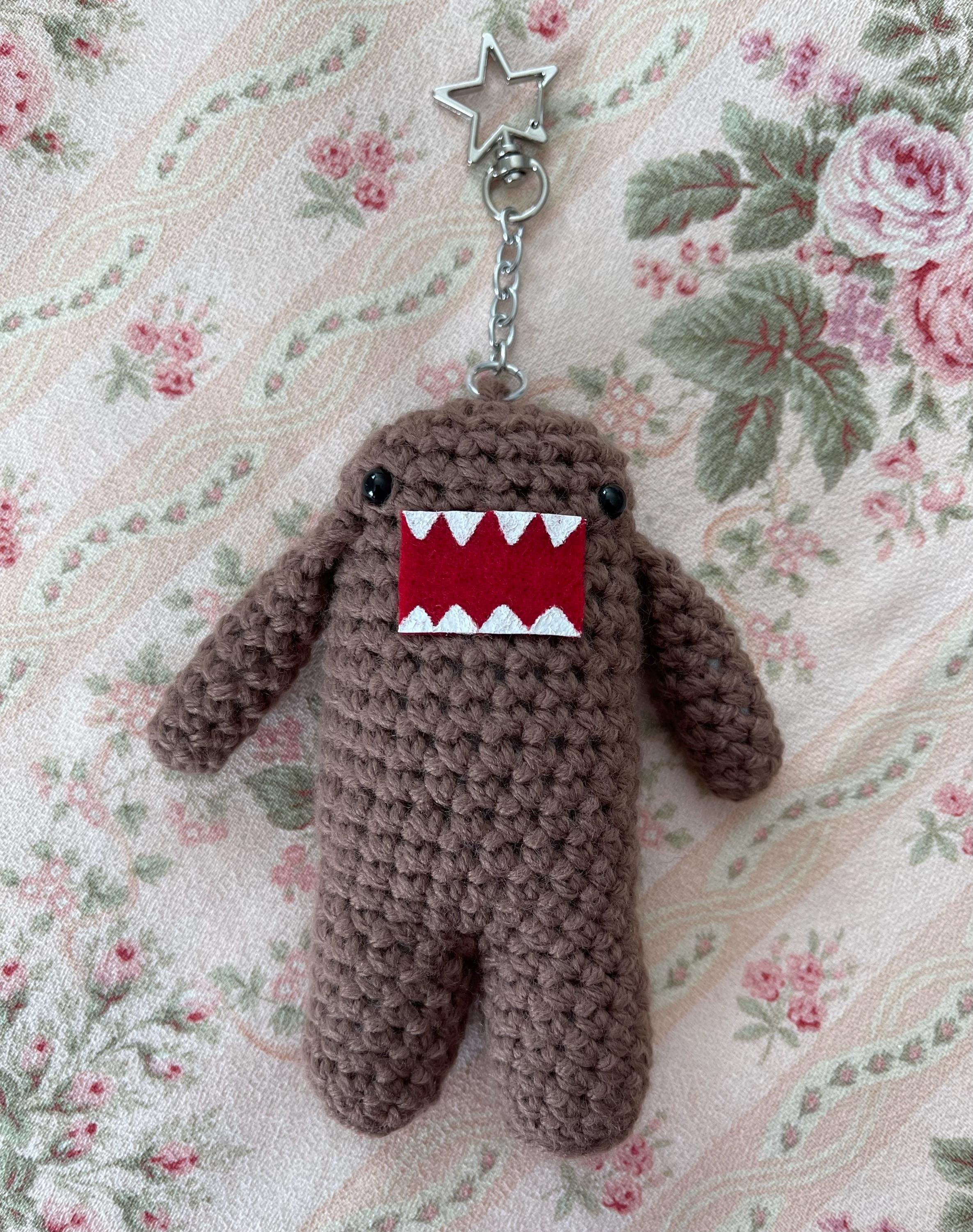 Crochet 2000s Do-mo Keychain (made to Order) - Etsy