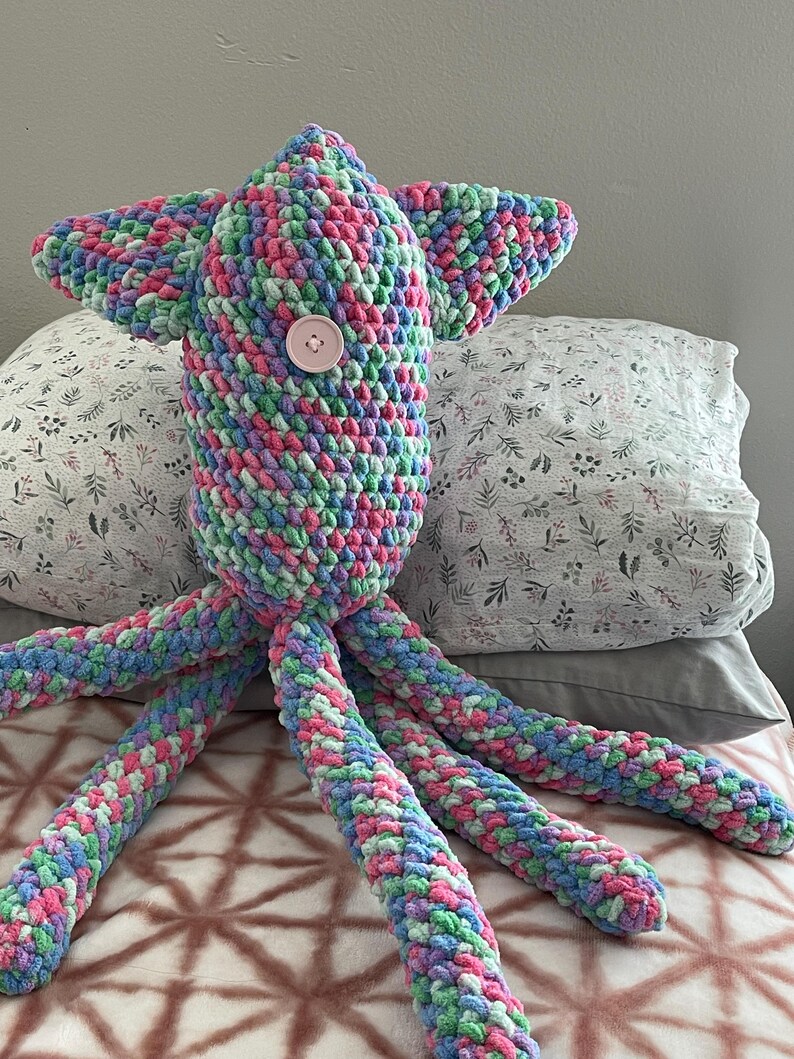 Jumbo Crochet Coraline Squid - Etsy