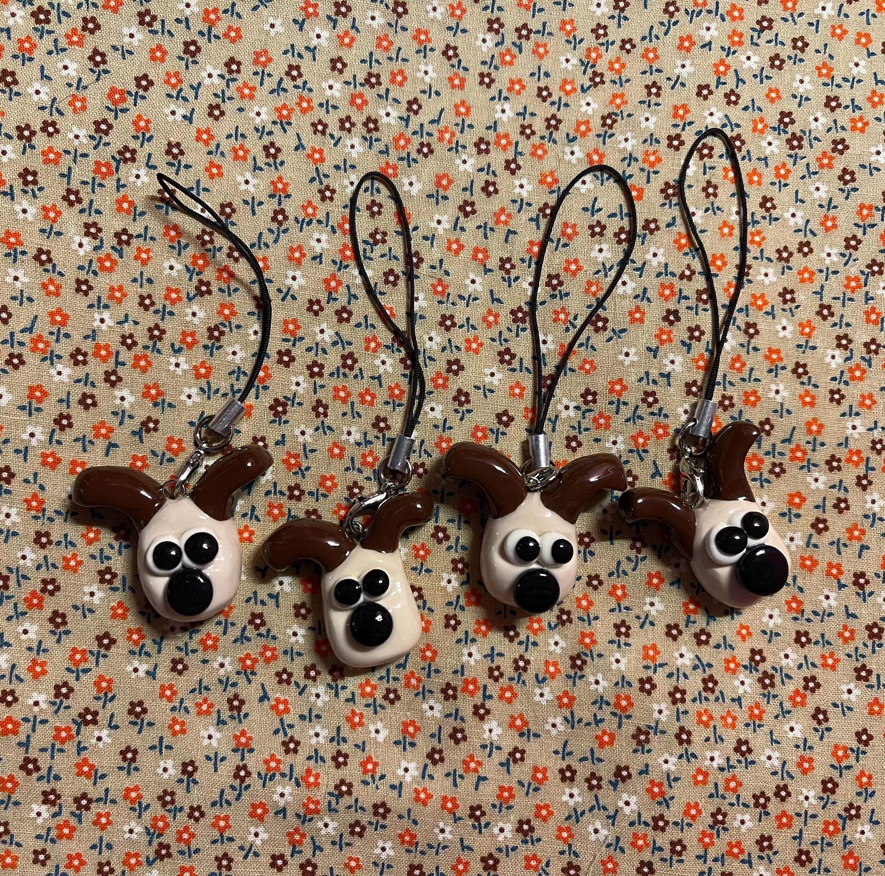 Grom Phone Charm / Whimsy Claymation Stop Motion Dog Puppy Phone Charm ...