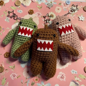 Crochet Little 2000s Do-mo Keychain (made to Order) - Etsy