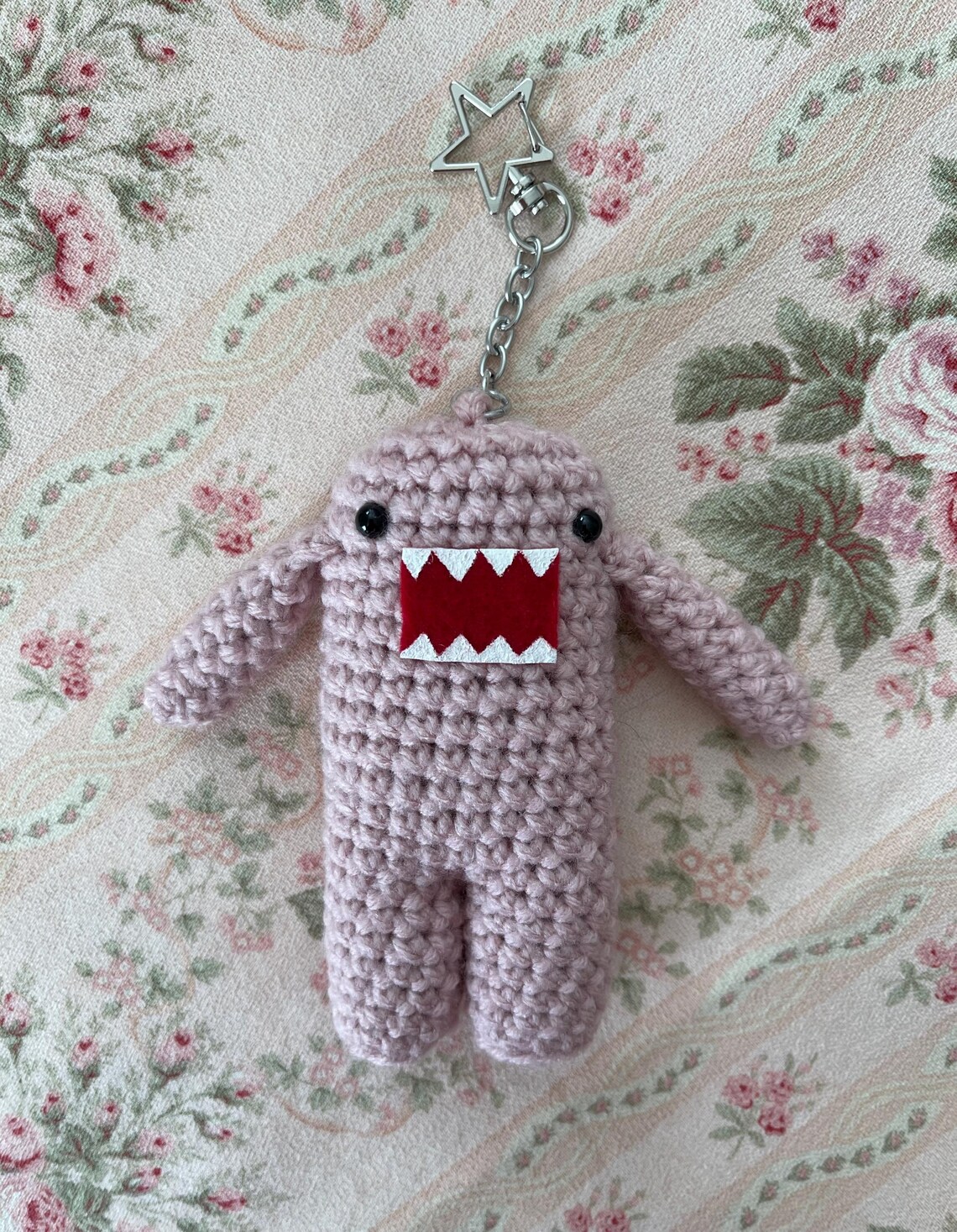 Crochet Little 2000s Do-mo Keychain (made to Order) - Etsy