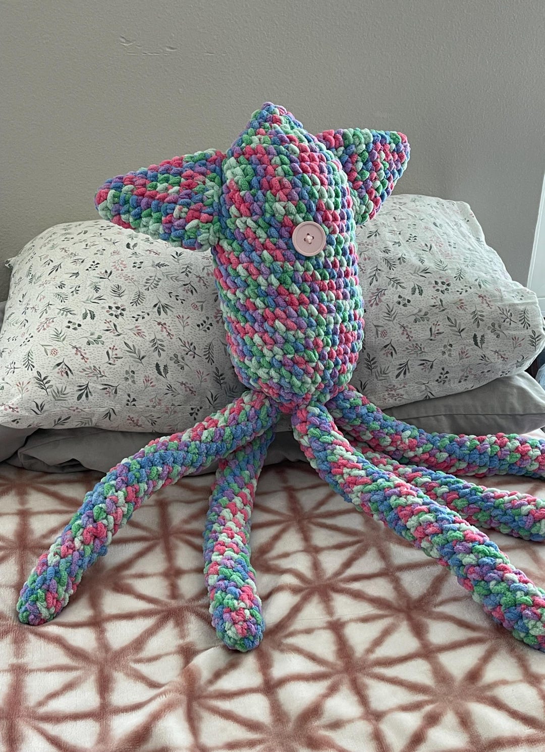 Jumbo Crochet Coraline Squid - Etsy