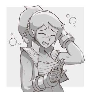 Dnd Character Sketch, Half Body Sketch, Personalized Fantasy Character ...