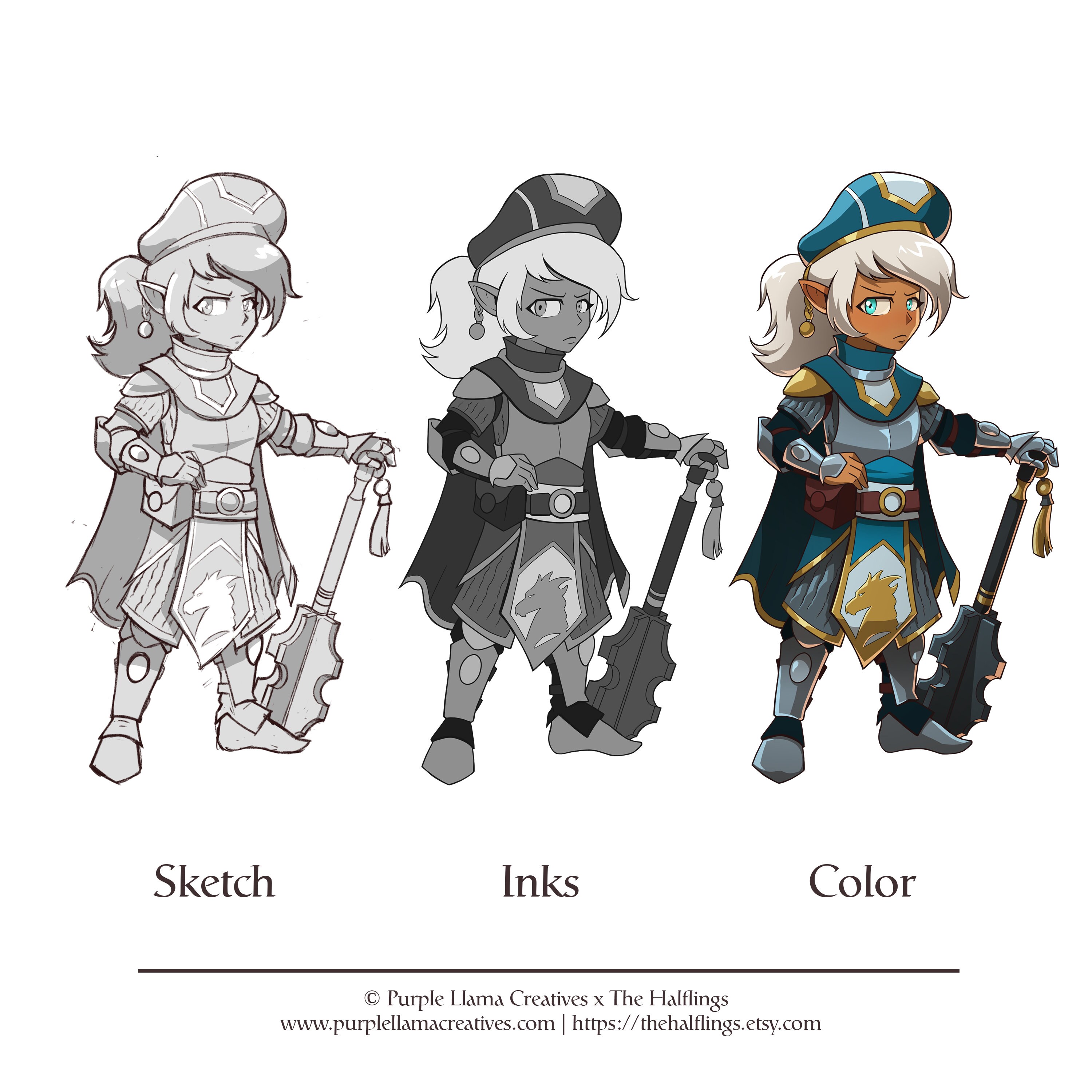 Dnd Character Art Custom Character Commissions Digital - Etsy
