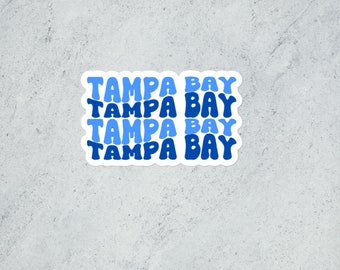 Tampa Sticker, Tampa Bay, Skyline - Etsy