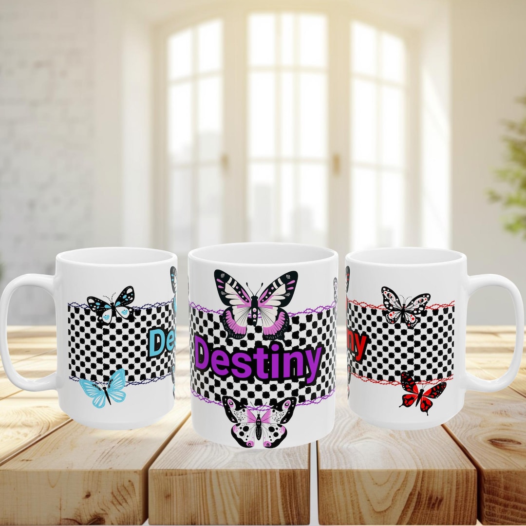 Personalized Name Mug, Custom Gift, Custom Coffee Mug, Custom Initial ...