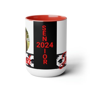 Personalized Graduation Two Tone Mug, Senior 2024 Mug, Graduation 2024 ...