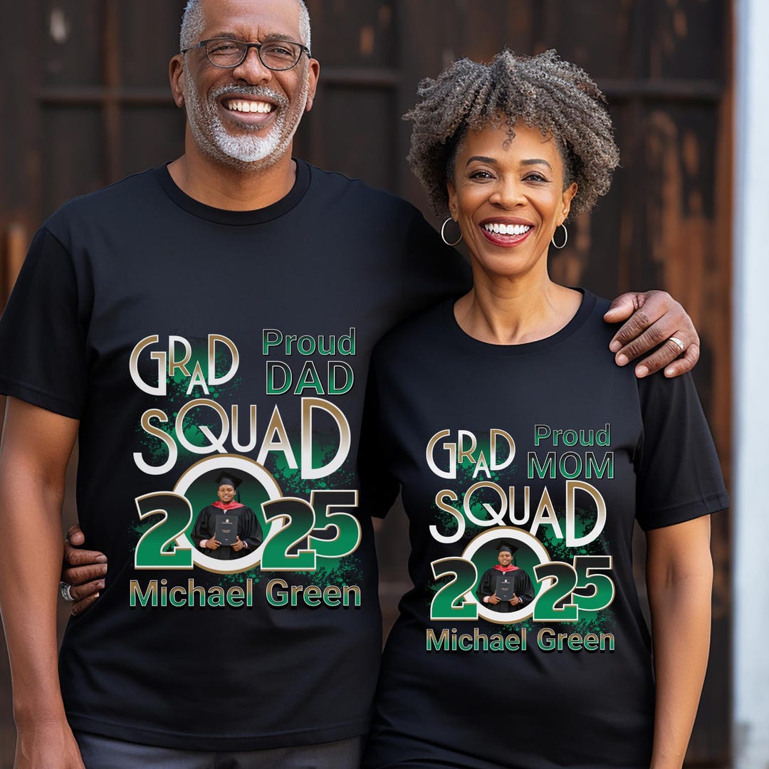 Personalized Grad Squad Family Shirt, Graduate Photo Shirt, Finally ...