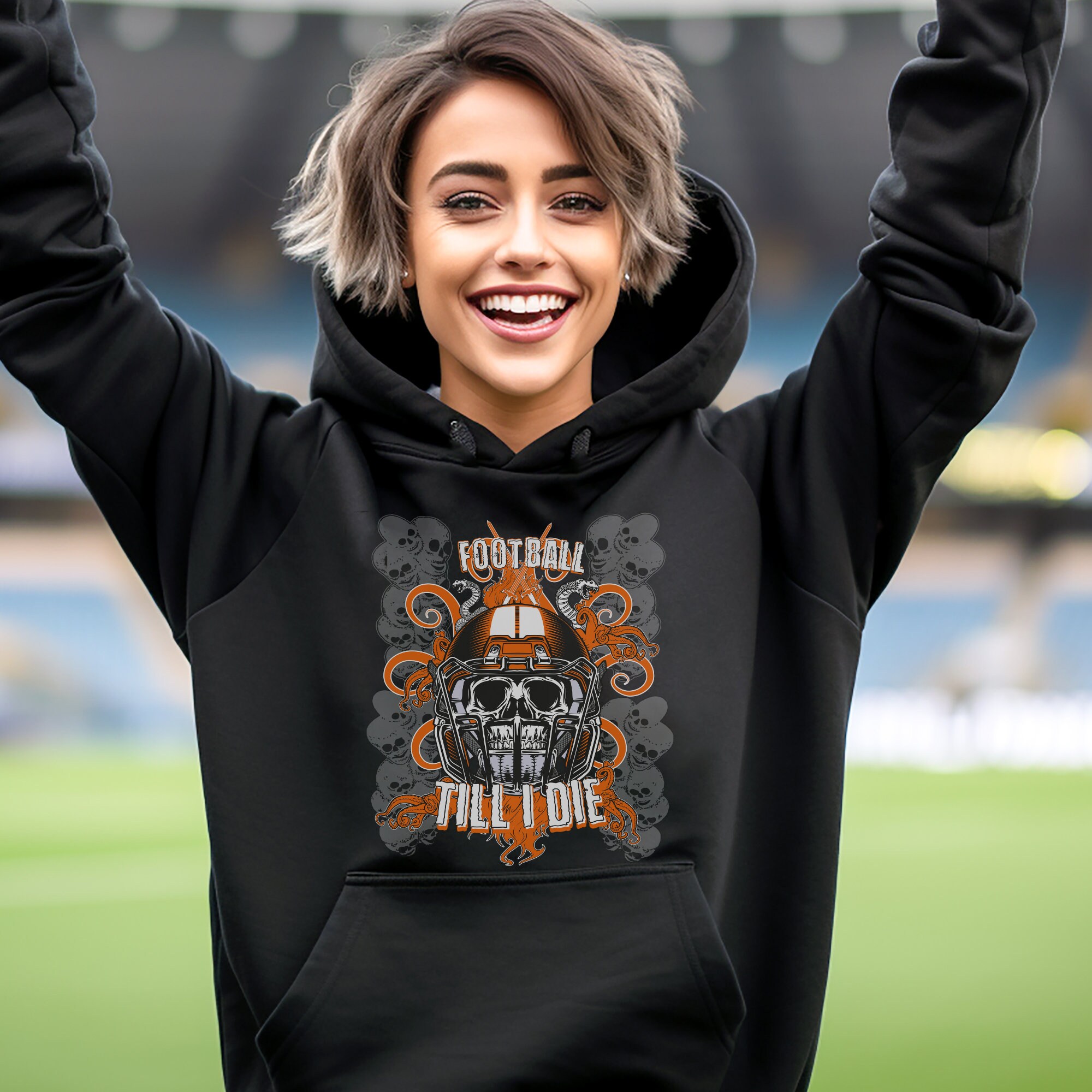 Express Your Inner Football Fan. With This Hoodie That Not Only Make ...