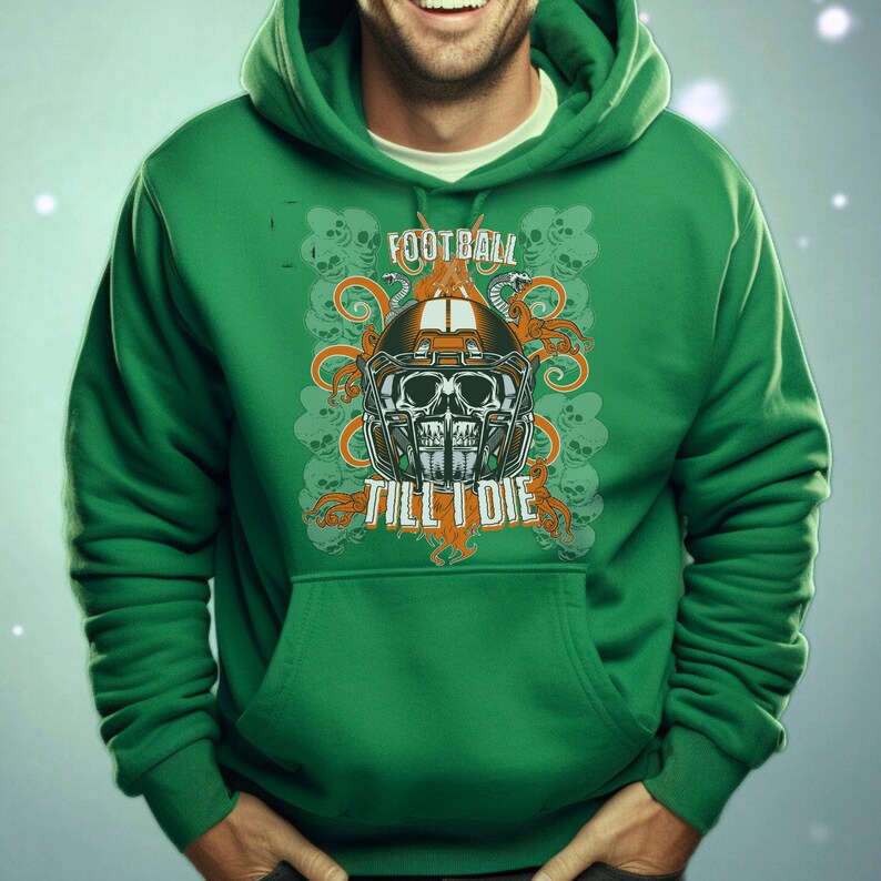 Express Your Inner Football Fan. With This Hoodie That Not Only Make ...
