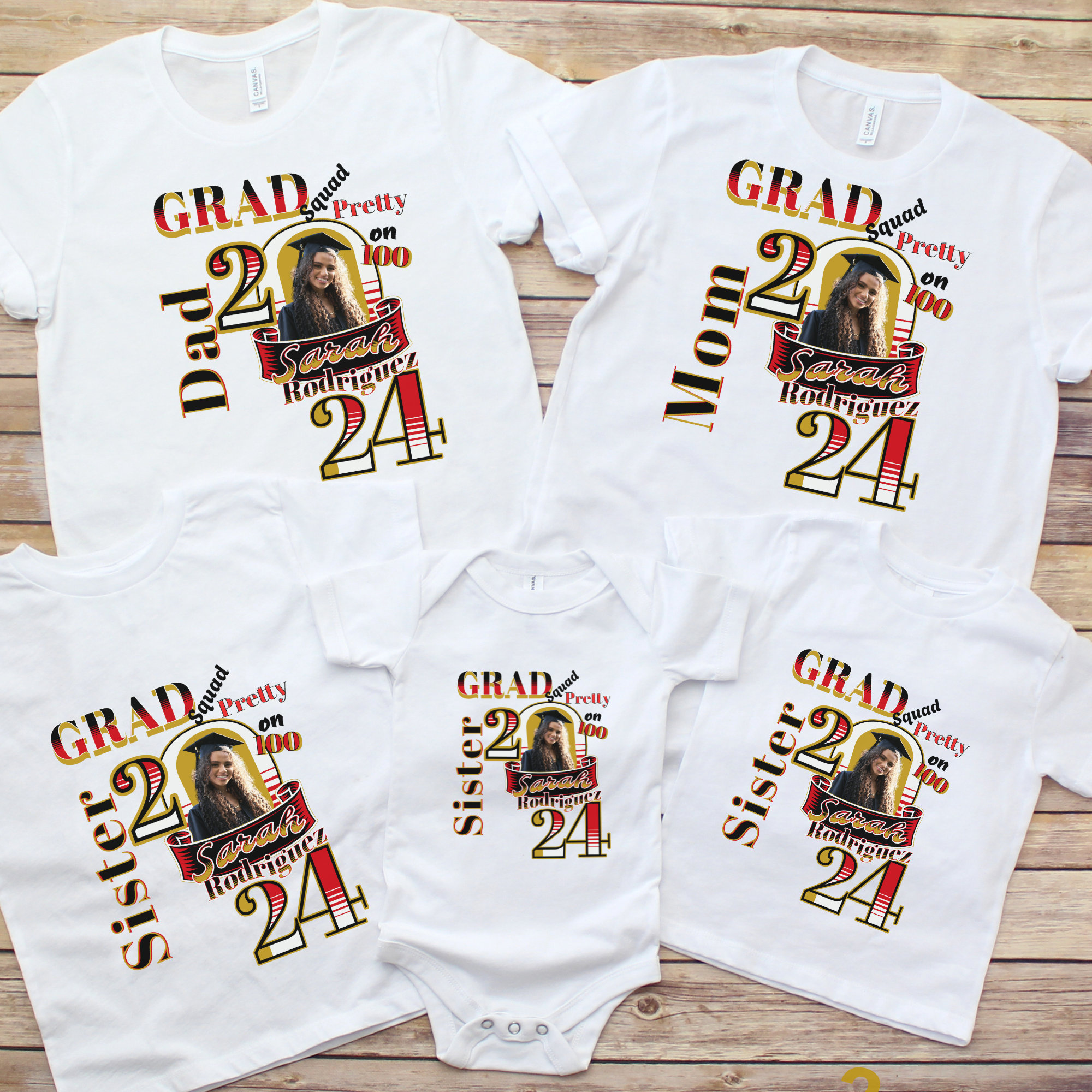 Proud Family Graduation 2024 Photo Shirt,proud Custom Shirt ...
