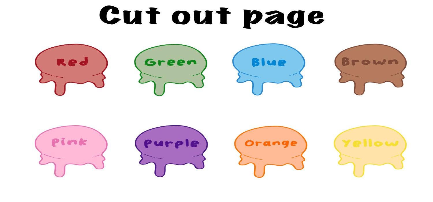 Color Matching Game, Busy Book Printable, Educational Activity ...