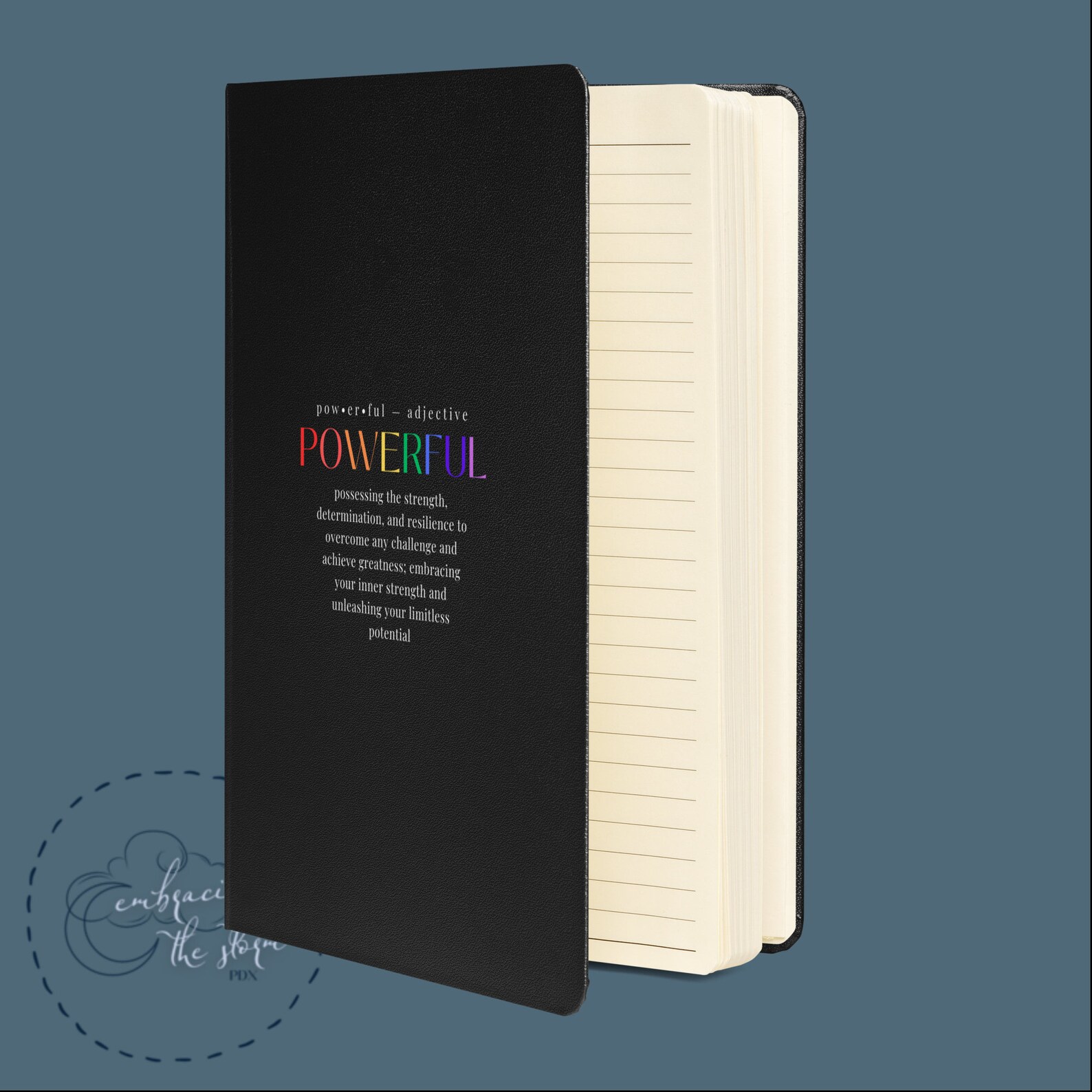 Powerful Definition Hardcover Journal - Rainbow Font - Special Edition ...