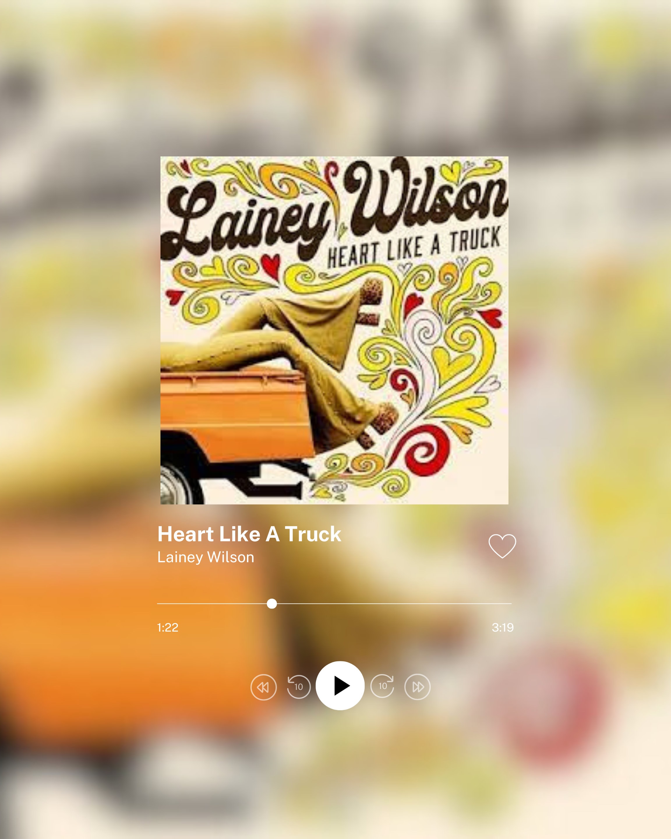 Lainey Wilson Heart Like A Truck Poster, Country Music Print, Lainey ...