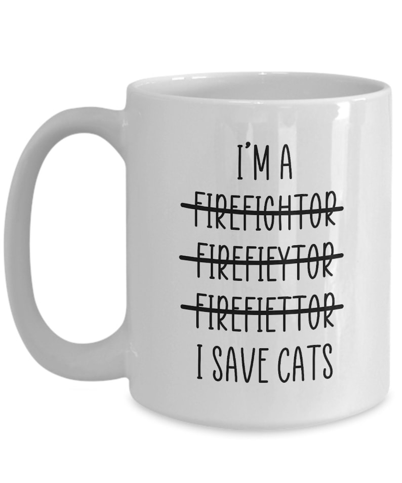 Firefighter Mug Gift for Hotshot Fire Rescue Cup for Tea or Coffee ...