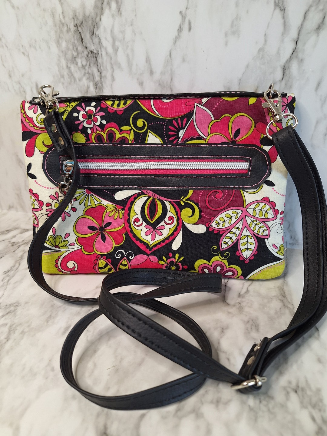 Bend and Snap Crossbody in Floral Use as Travel Purse - Etsy