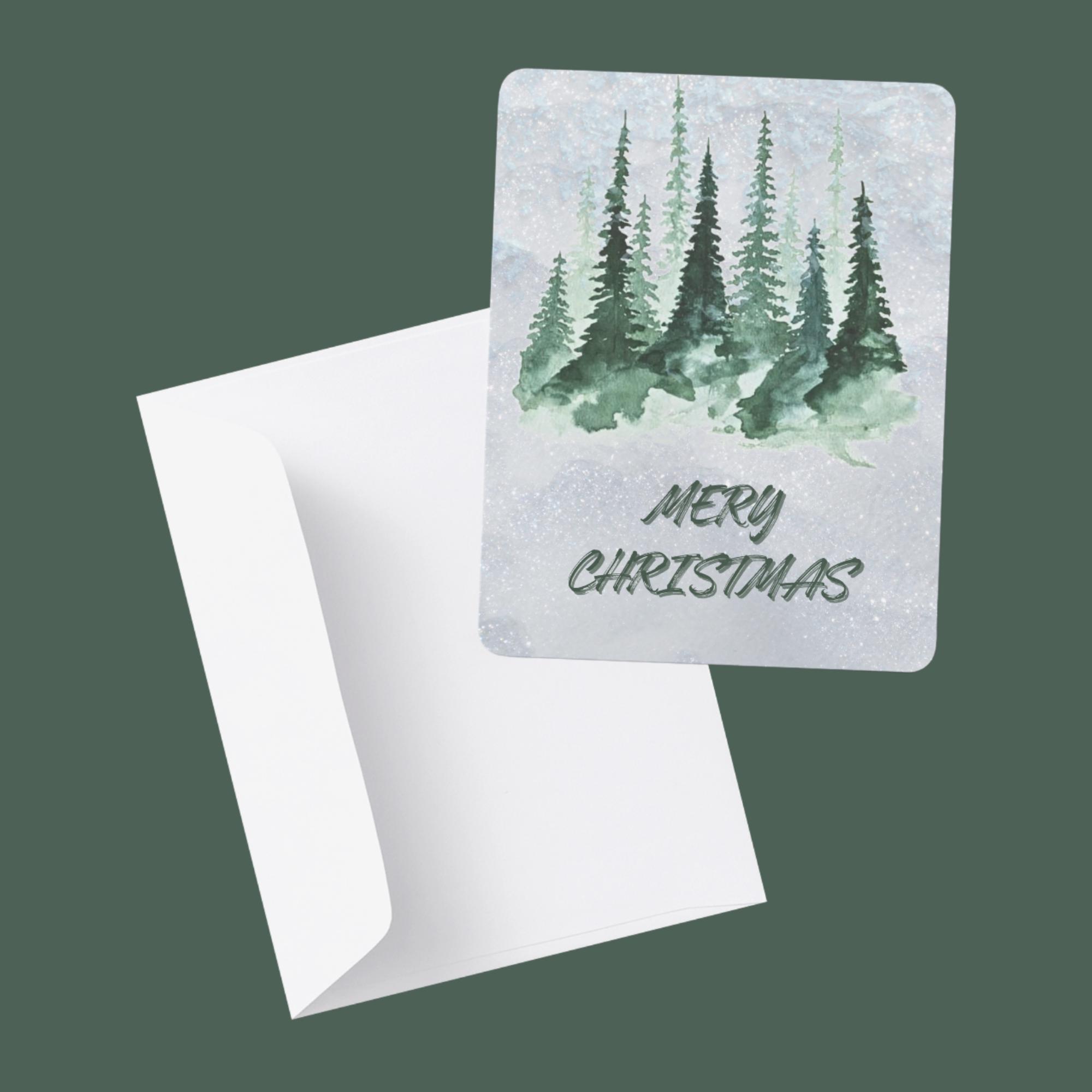 Printable Christmas Card A4 & Letter Sizes DIY Holiday Greeting Card ...