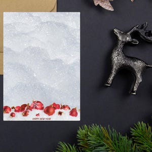 Printable Christmas Card A4 & Letter Sizes DIY Holiday Greeting Card ...