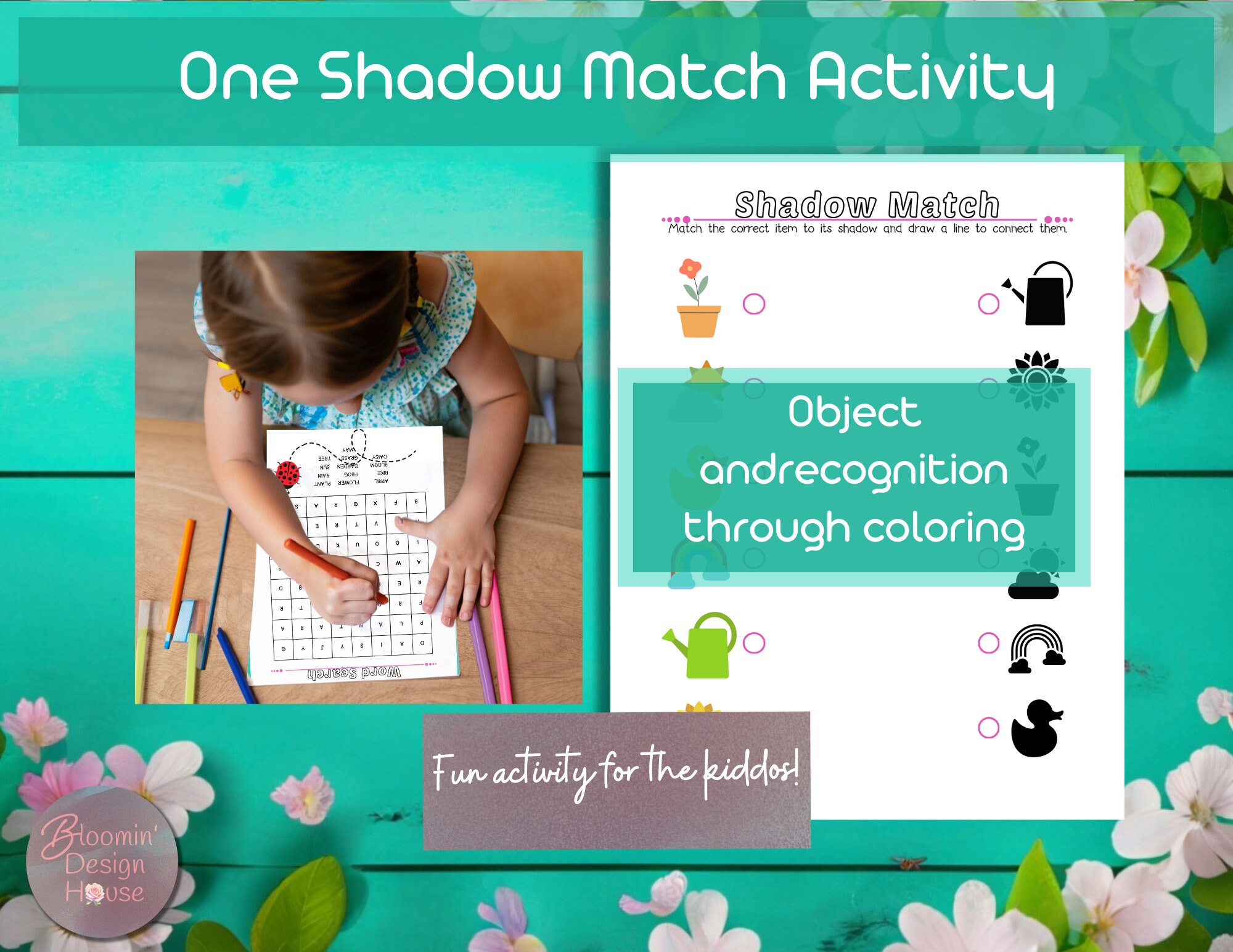 Spring Printable Workbook, Decoder Activity, Kid Games, Spring ...