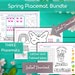 Kids Spring Activity Sheets, Printable Educational Placemats ...