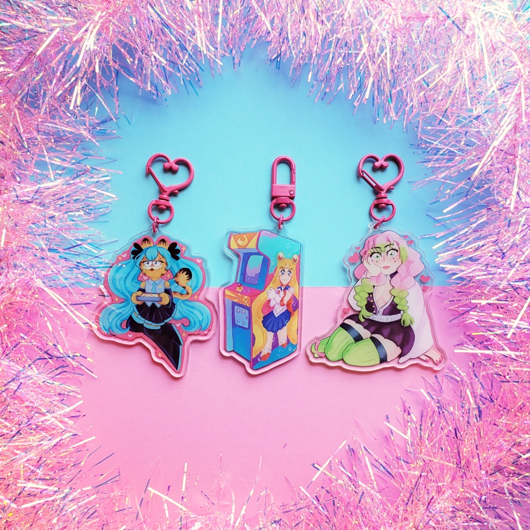 LAST CHANCE Anime Girl Keychains - Etsy