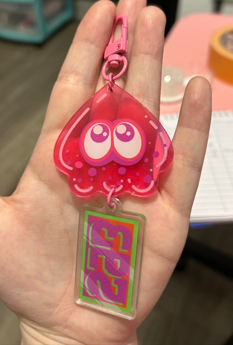 Paint Squid Keychains - Etsy