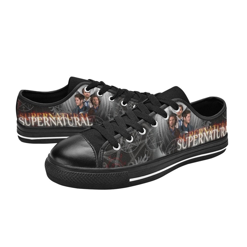 Supernatural Hi Top Sneakers Canvas Printed Shoes for Kids and Adults Etsy Canada