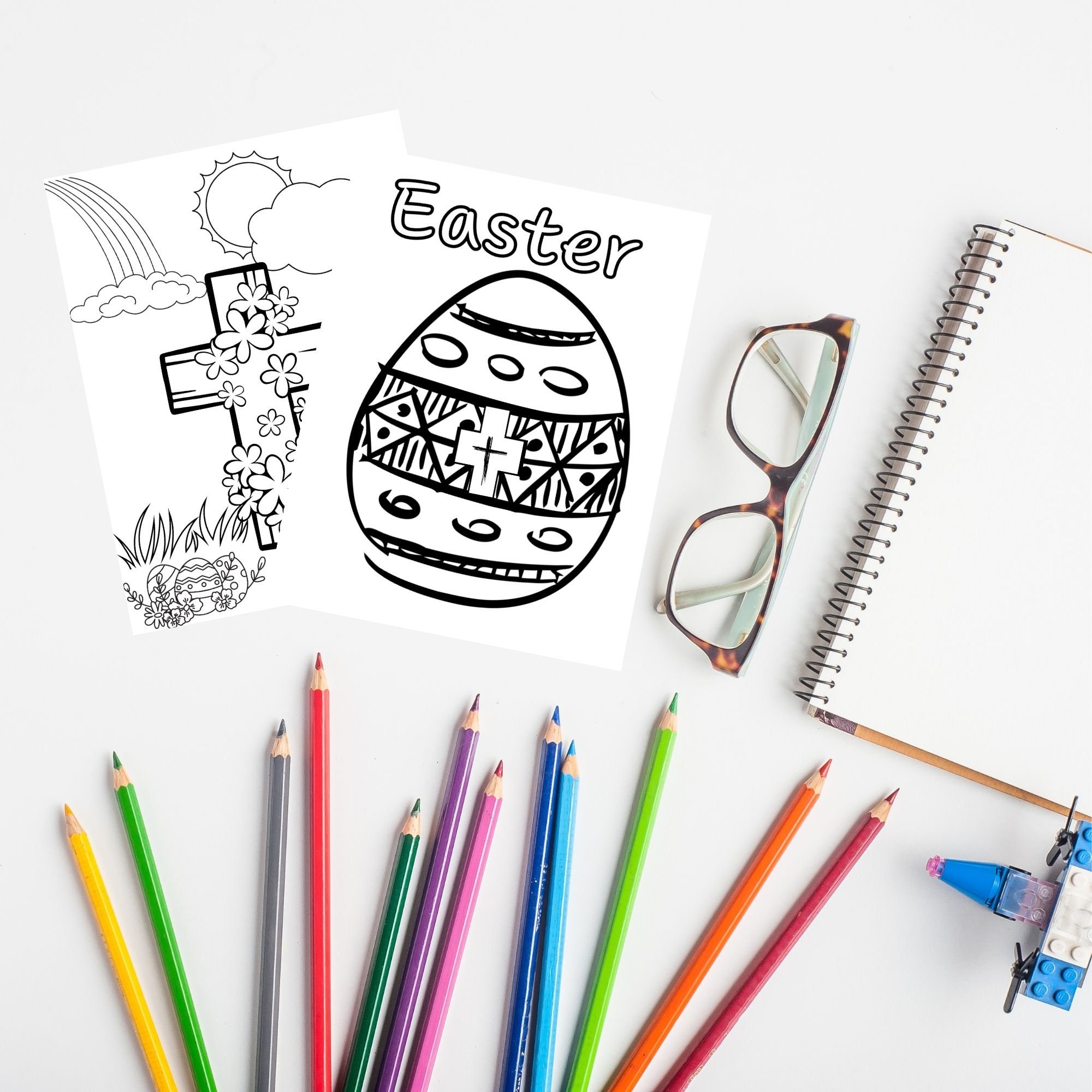 Dibujos para colorear del Cuento de Pascua de Jesús (BONUS: en español ...
